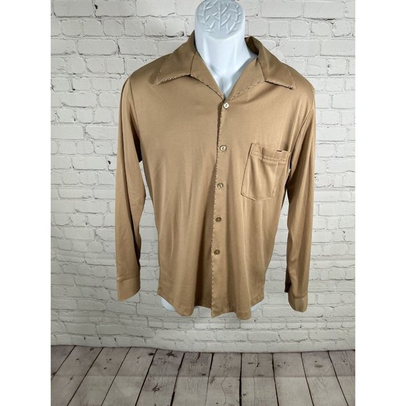 Sears | Shirts | Vtg Sears Kings Road Mens Store Light Brown ...